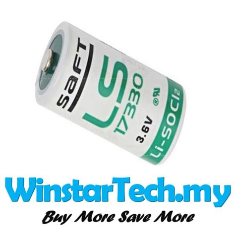 Original Saft Ls17330 Battery Lithium Thionyl Chloride 3 6v 2100mah For