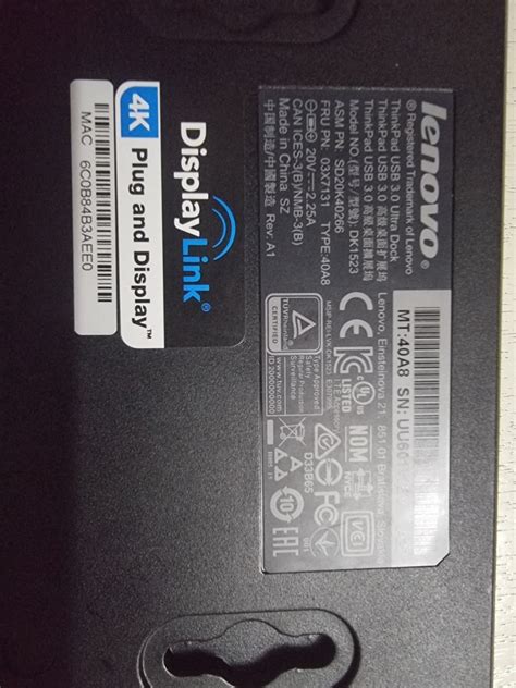 Thinkpad Usb 3 Dock Gen Computers And Tech Parts And Accessories Computer Parts On Carousell