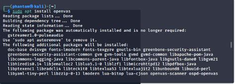 Installing Openvas On Kali Linux Geeksforgeeks