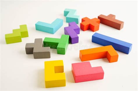 Logical Thinking And Problem Solving Problem Solution Creative Business Wooden Puzzle Geometric