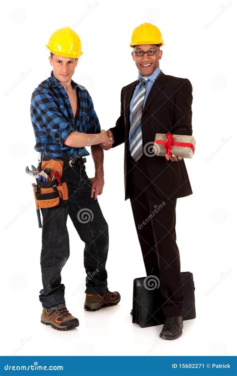 Bouwvakkers Stock Afbeelding Image Of Bouw Handwerkster
