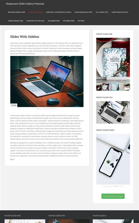 Responsive Slider Gallery Wordpress Plugin A Wp Life Plugins And Thmes