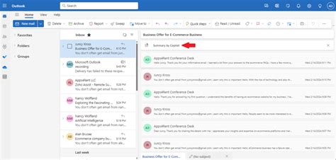 Summarize Long Email Threads With Copilot For Microsoft 365
