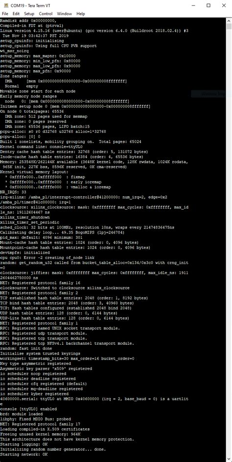 Narvi Microblaze And Linux How To Run Linux On Narvi Fpga Development Board Numato Lab Help