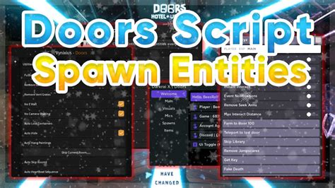 Doors Spawn Entities Skip Rooms Script Pastebin Youtube