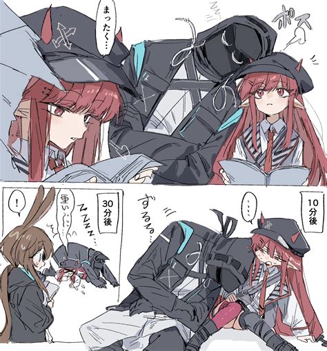 Doctor Amiya And Vigna Arknights Drawn By Na Tarapisu Danbooru