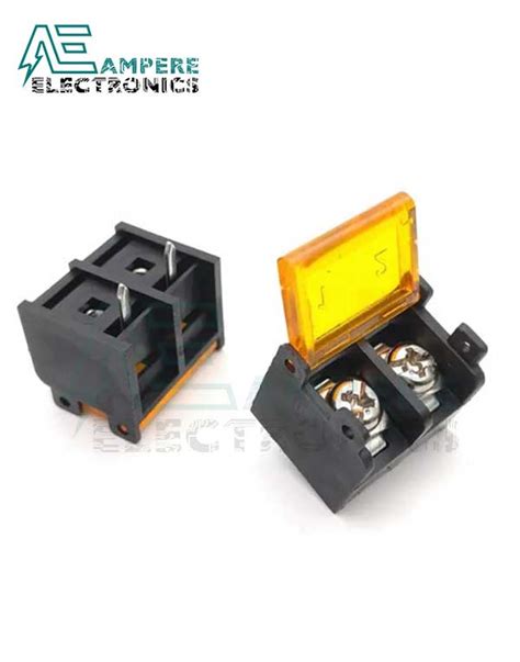 2pin Barrier Terminal Block With Cover Flux Electronix 2pin Barrier Terminal Block With Cover Flux Electronix