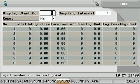 Monitoring Setting Of Injection Molding Machine Part 2