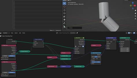 help using edges to rotate mesh in geometry nodes tutorials tips and tricks blender artists
