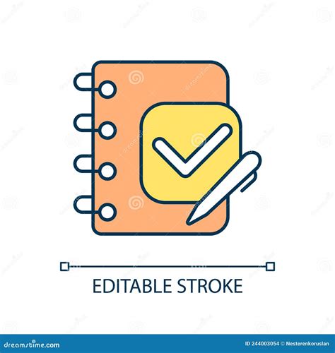 make record rgb color icon stock vector illustration of tick 244003054