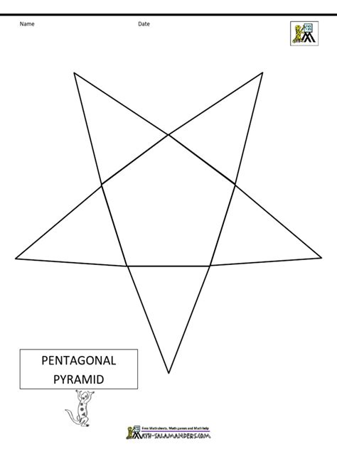 Pentagonal Pyramid Net Pdf