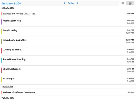 Angular And Ionic Agenda Customizing The Calendar Header Example