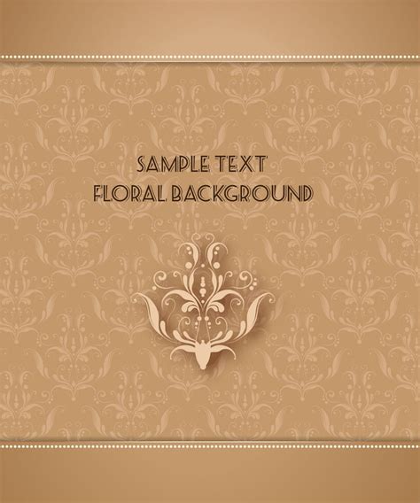 꽃 배경 벡터 Eps Ai Uidownload