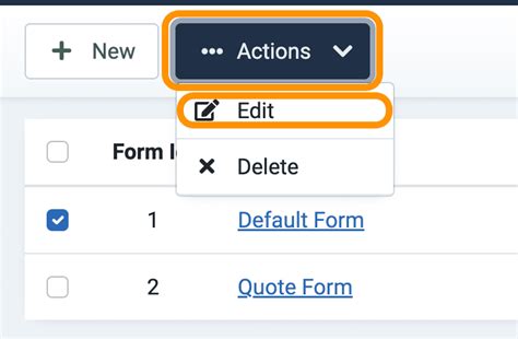 View Add Edit Delete Forms