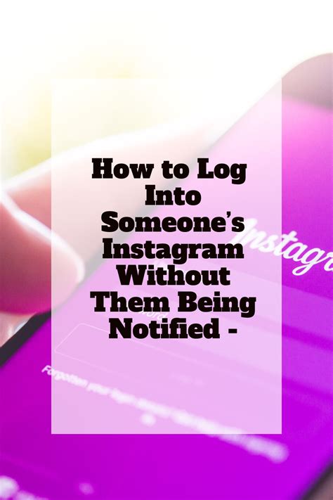 How To Log Into Someones Instagram Without Them Being Notified MyThirtySpot Instagram