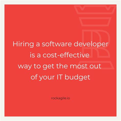 Rock Agile Consulting On Linkedin Developing Software Can Be An Expensive Endeavor And Budget