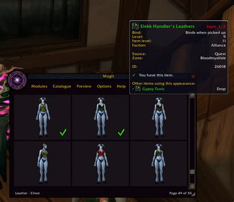 Github Zhengpeiru21transmog Addons Transmog Catalogue Addons For Wotlk