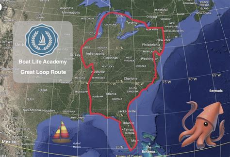 Making The Ultimate Great Loop Map Great Loop Route And Alternate Routes