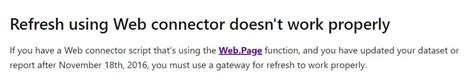 solved power bi not refreshing web data sources microsoft fabric