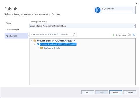 convert excel to pdf in azure app service on linux syncfusion