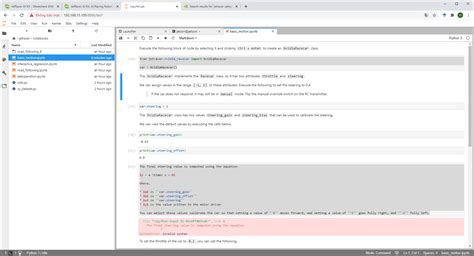 Jetracer Did Not Work On Jupyterlab Basicmotionipynb Jetson Nano