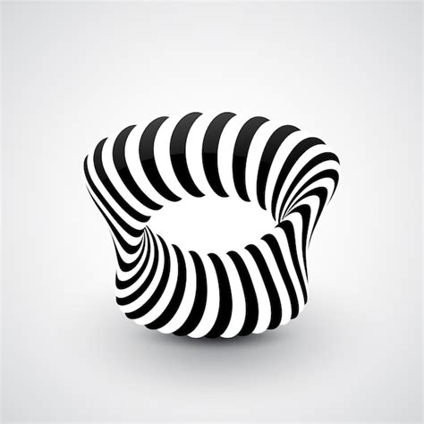 Абстрактная динамическая иллюстрация Премиум векторы