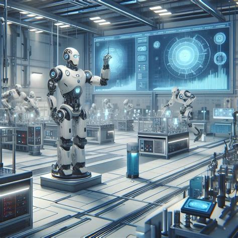 two advanced robots with touch sensors and advanced ai capabilities