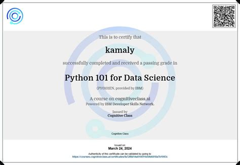 Pythonfordatascience Digitalbadge Ibm Cognitiveclass Learningjourney B Kamaly
