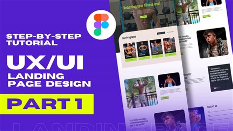 Step By Step Tutorial Uxui Landing Page Design Part 1 Uxuidesign Uxuidesigner