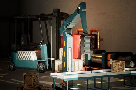 Industrial Machinery 37 Assets 3d Props Unity Asset Store