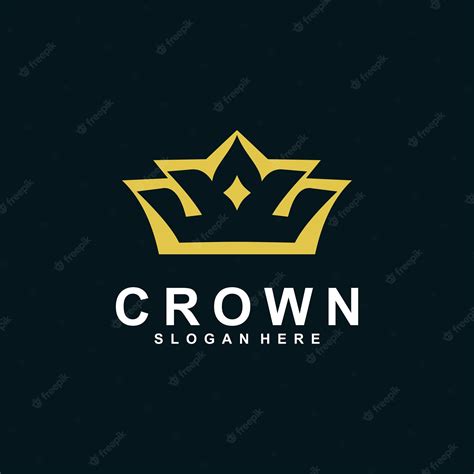 Premium Vector Crown Logo Vector Design Template