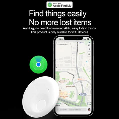 Smart Gps Tracker Mini Tag For Ios Apple Find My App Itag Anti Lost