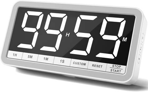 Digital Kitchen Timer With 7 8 U201d Extra Large Display Magnetic Led Timer With 3 Brightness