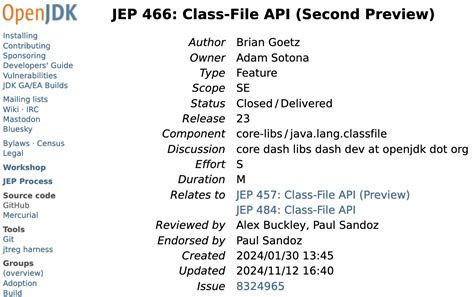 Jdk 23 功能預覽：jep 466 Class File Api 類別檔案存取 Cyberjos Is Blogging 網路老喬的深聊漫談