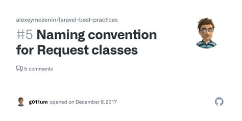 Naming Convention For Request Classes Issue Alexeymezenin