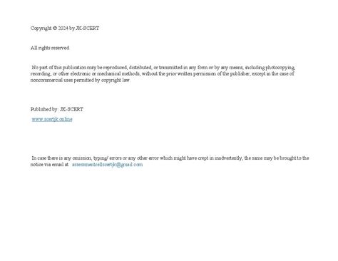 Jkbose Class 2nd Syllabus 2025 Pdf Jammu And Kashmir Board Syllabus