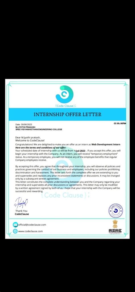 Prakash Yadav On Linkedin Codeclause Nxtwave Intern2023 Webdevelopment