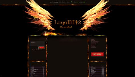 Loyal Metin2 Homepage Web Development And Scripts Systems Metin2dev