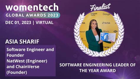 Saida Abukar On Linkedin Asia Sharif Nominated For The Women In Tech