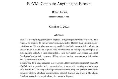 Turing Complete Smart Contracts On Bitcoin 🤖
