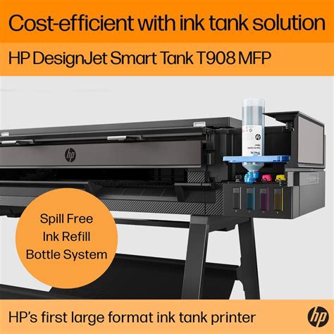 Hp® Designjet Smart Tank T908