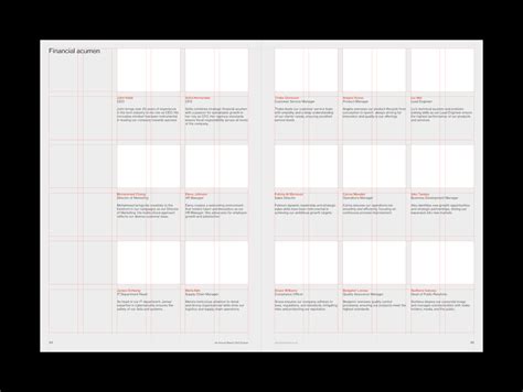 A4 Annual Report Grid System For Indesign Behance