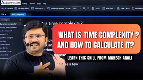 Mastering Time Complexity A Comprehensive Guide For Calculating And