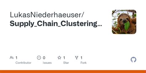 Github Lukasniederhaeusersupplychainclusteringforecasting