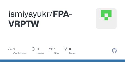 Github Ismiyayukrfpa Vrptw