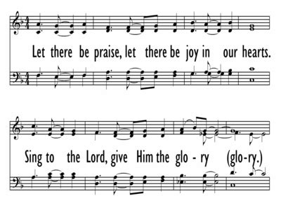 LET THERE BE PRAISE Chorus Only Digital Songs Hymns