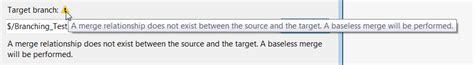 Tfs Baseless Merge And Merging Out Of Order Stack Overflow