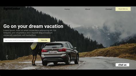 How To Create A Simple Wesite Html Css And Javascript Youtube