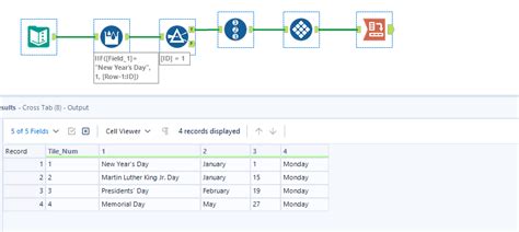 Solved Align Two Rows Into One Cell Alteryx Community