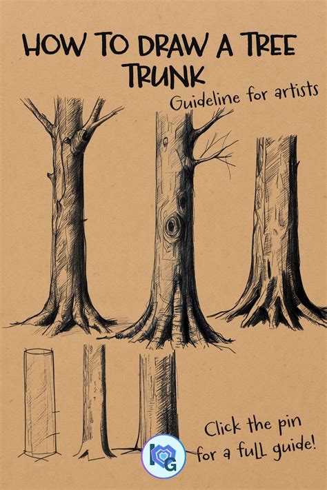 How To Draw Landscape — Tutorial For Artists Drawings Tree Drawings Pencil Tree Pencil Sketch